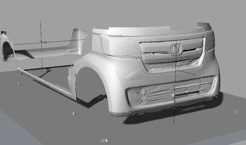 ホンダ 新型Nbox 3Dスキャンしました！！ | クラフテック CRAFTECH