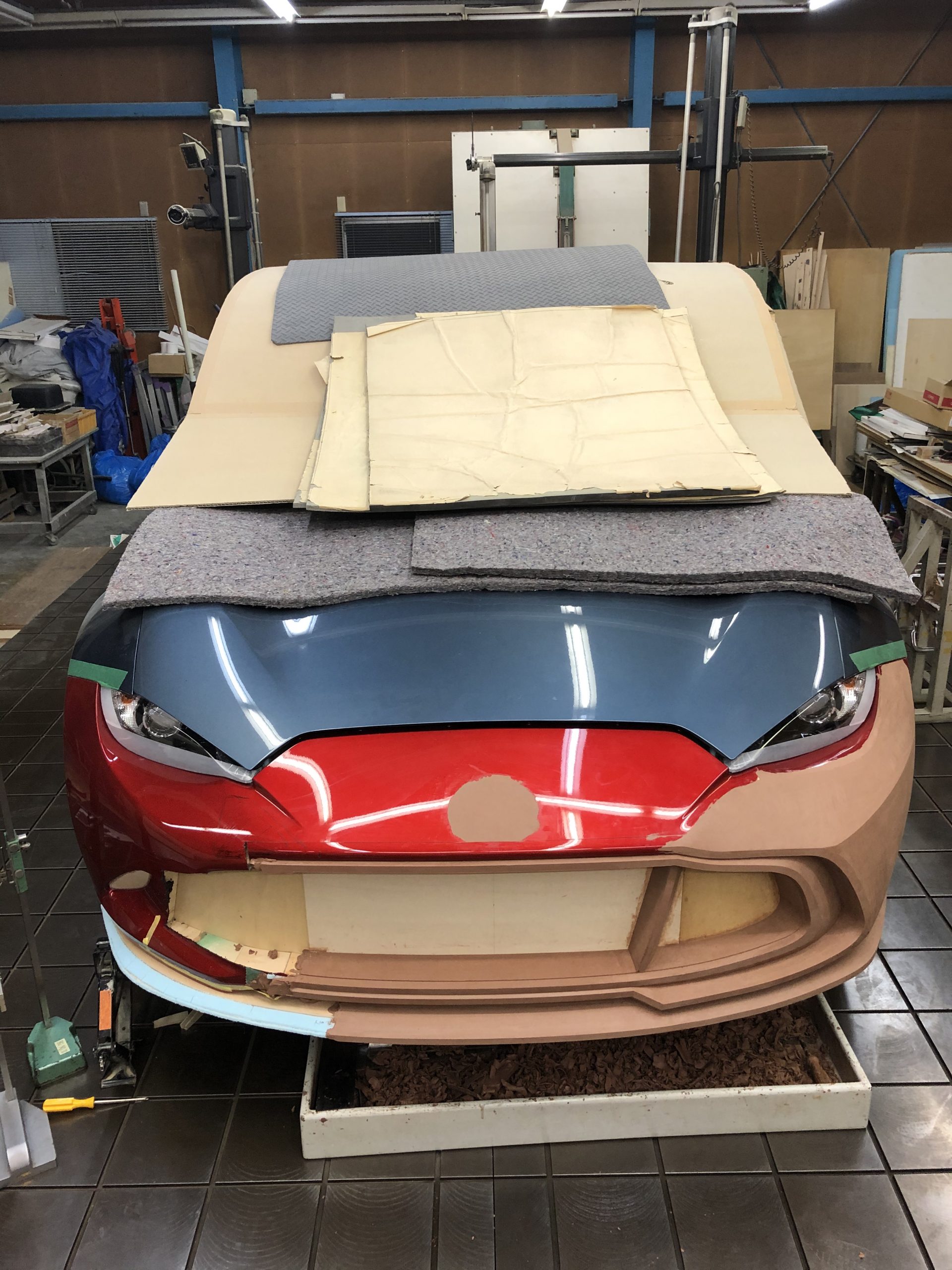 nd ロードスター エアロバンパー 開発 クレイ粘土造形 | クラフテック CRAFTECH