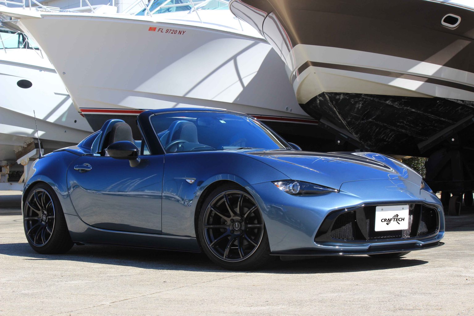 ND ロードスター フロントエアロバンパーとスピードスター仕様で撮影 | クラフテック CRAFTECH