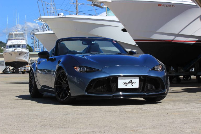 ND ロードスター フロントエアロバンパーとスピードスター仕様で撮影 | クラフテック CRAFTECH