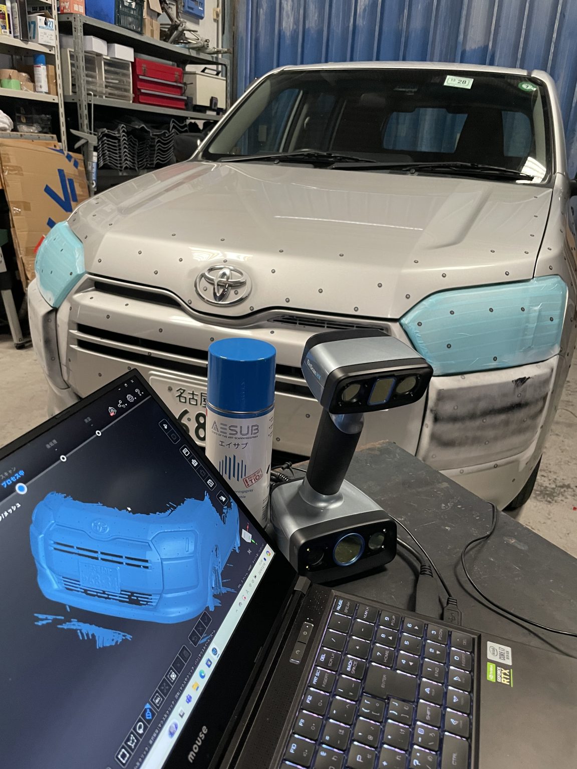 プロボックスバンの3Dスキャン！！ | クラフテック CRAFTECH